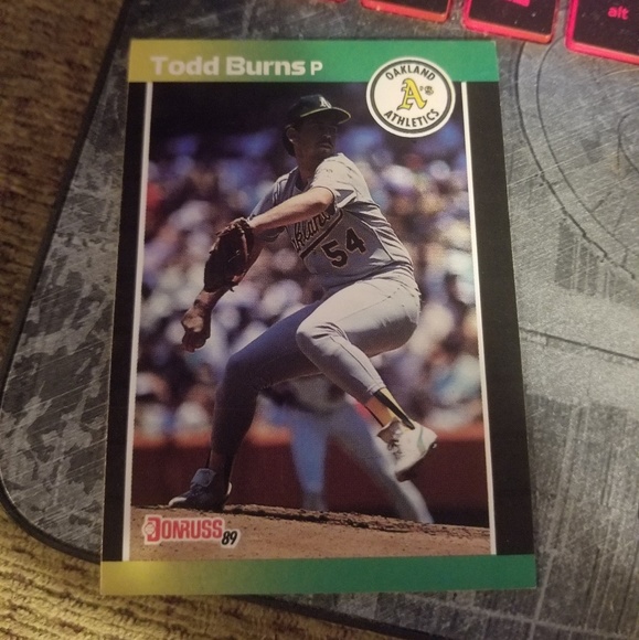 Donruss | Other | Todd Burns 564 989 Donruss Baseball Card | Poshmark